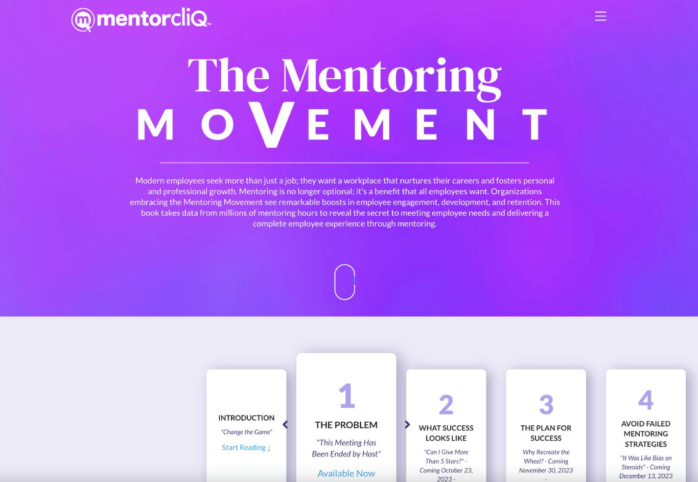 The Mentoring Movement - Introduction | MentorcliQ